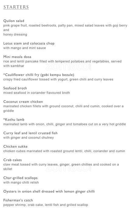 Quilon, Victoria, London - Zomato UK