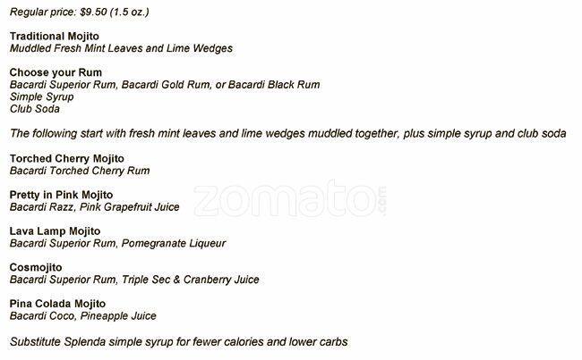 Menu at The Buzz Kitchen + Cocktail pub & bar, Ottawa