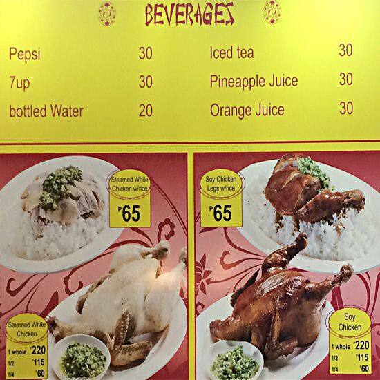 Menu at Orient Express, Cebu City, Food Avenue