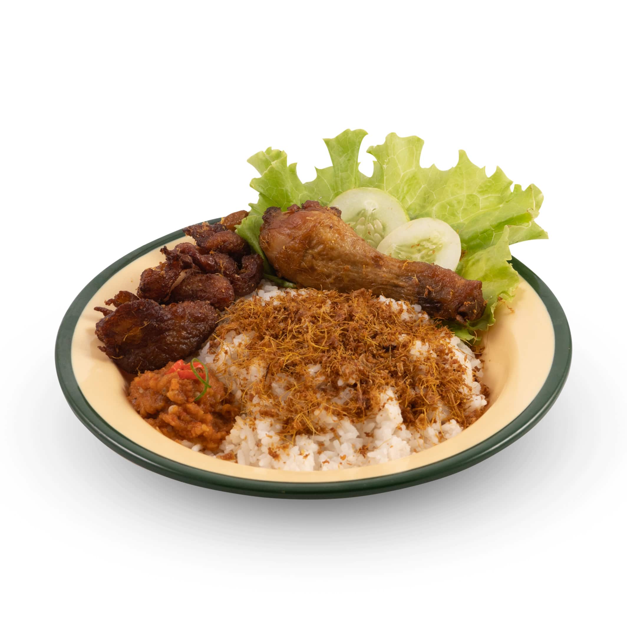 Menu at Nasi Ayam Bude Sari - Tebet restaurant, South Jakarta