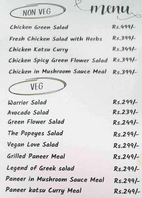 Menu of Fof Cuisine, Mulund West, Mumbai