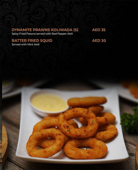 Carta de Chutney Restaurant Madinat Zayed, Madinat Zayed