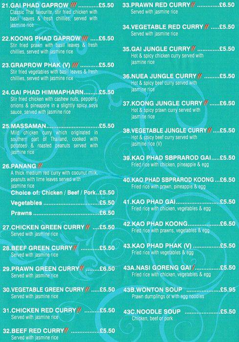 Menu at Hop Pole pub & bar, London