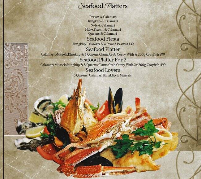 Menu at The Promise Grill and Seafood restaurant, New Redruth