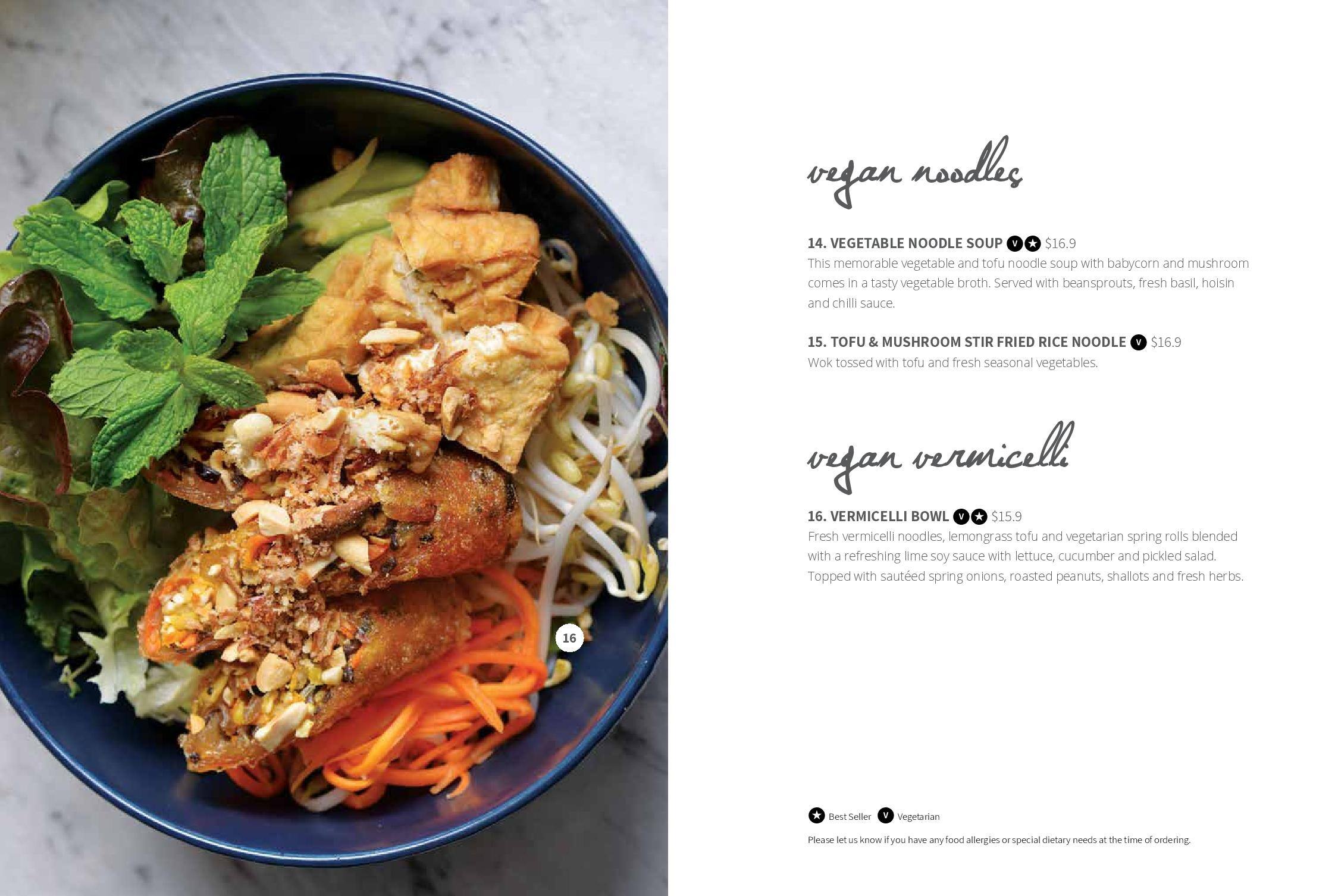 Menu at La Sen Vietnamese Restaurant, Randwick