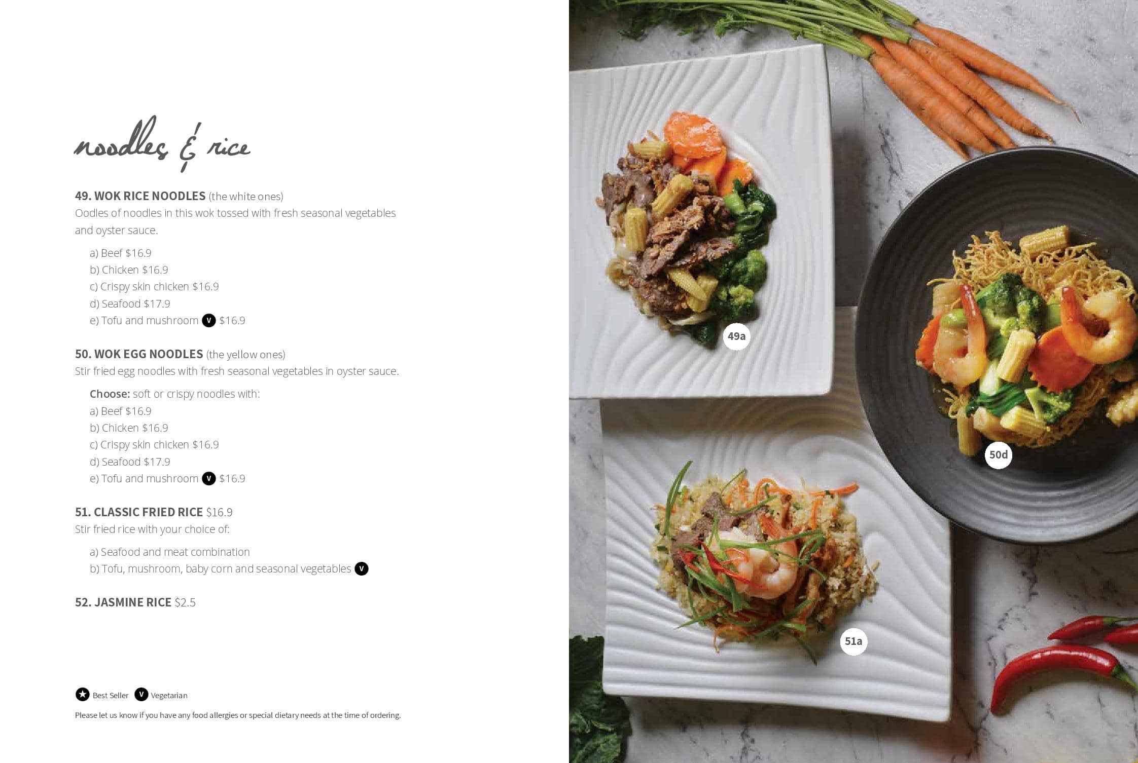 Menu at La Sen Vietnamese Restaurant, Randwick