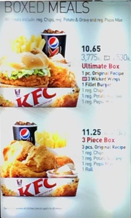 Menu at KFC Sunnybank Fc fast food, Sunnybank, 358 Mains Rd