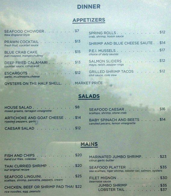 Flipper's Menu, Menu for Flipper's, The Glebe, Ottawa - Urbanspoon/Zomato