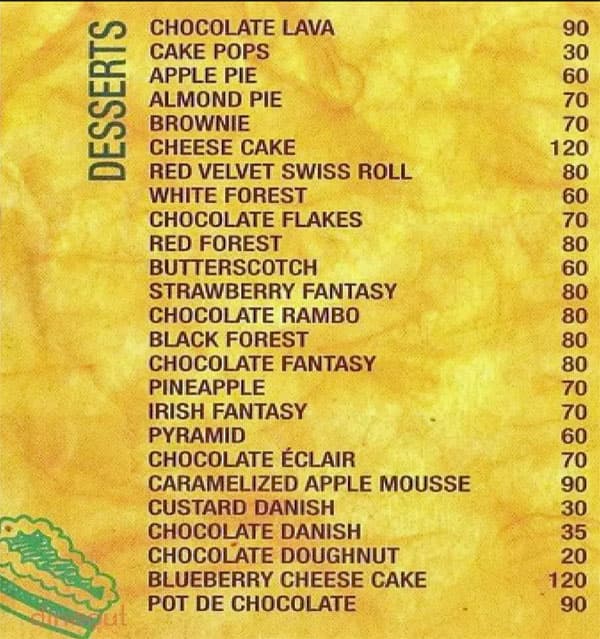 Menu at The French Loaf, Bengaluru, 417