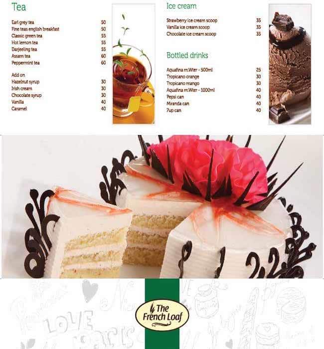 Menu at The French Loaf, Bengaluru, 417