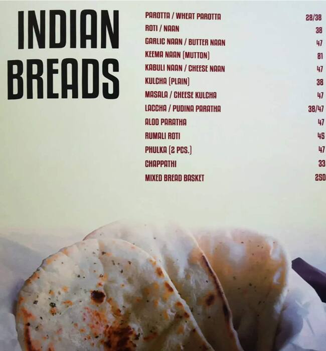 Menu at Samco Anna Nagar, Chennai