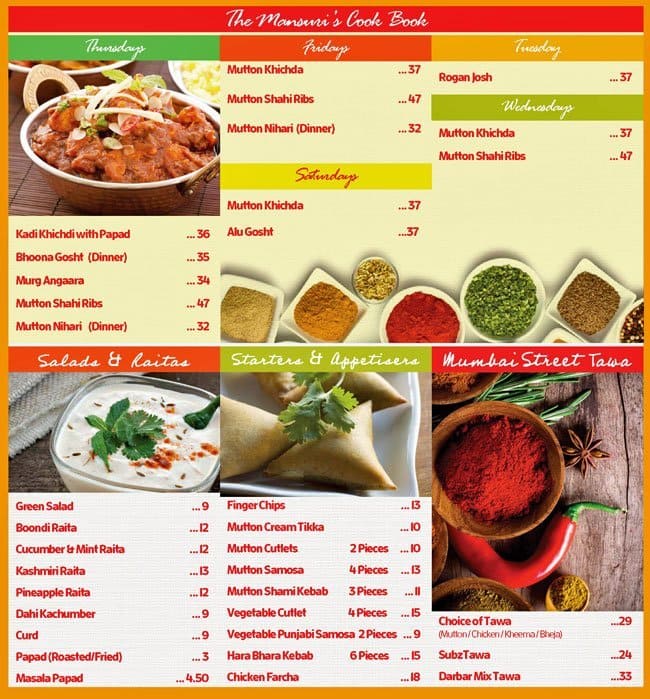 Delhi Darbar Menu, Menu for Delhi Darbar, Al Barsha, Dubai - Zomato