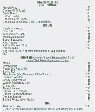 Menu at Bombay High Restaurant, Navi Mumbai, Baba Heritage