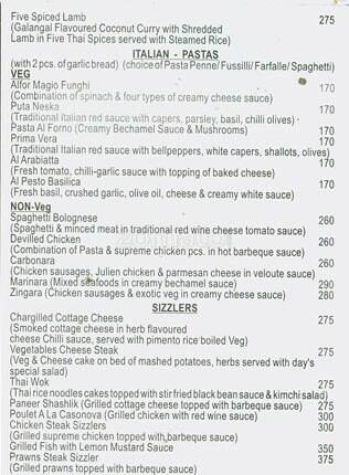 Menu at Bombay High Restaurant, Navi Mumbai, Baba Heritage
