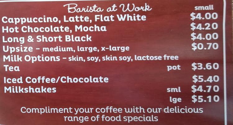 Muffin Break Menu, Menu for Muffin Break, Essendon, Melbourne ...