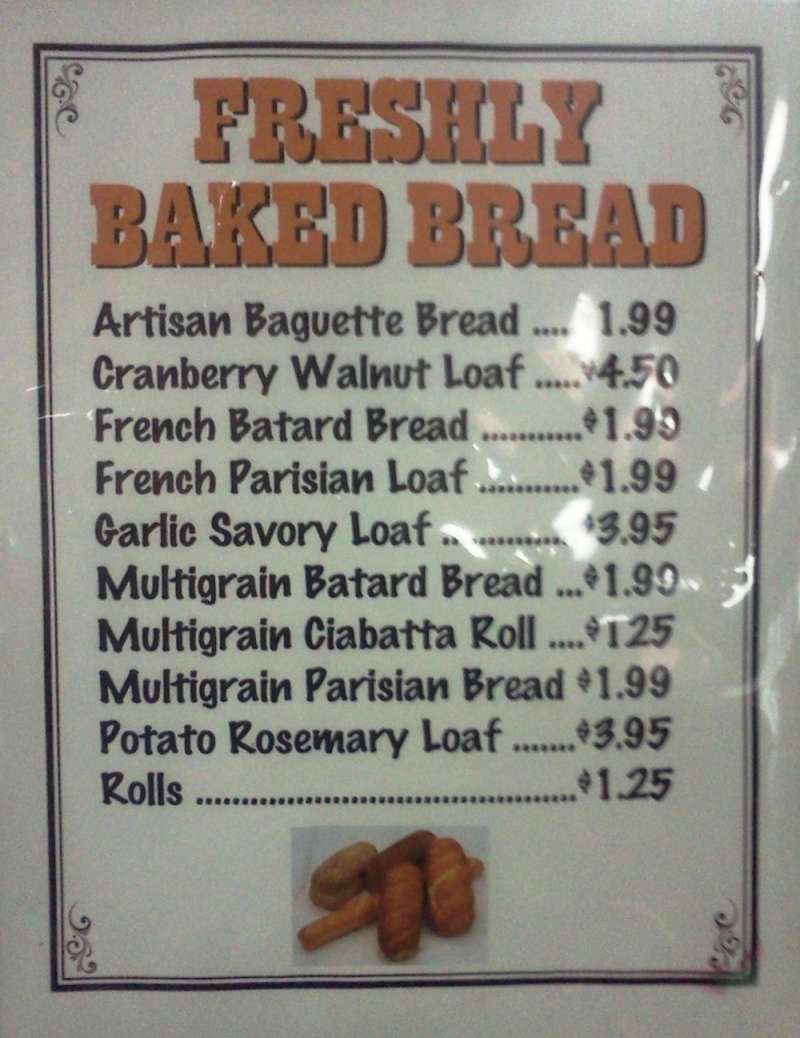 Menu at Batten's Farmers Market, Davie