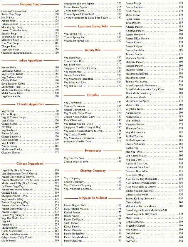 Moti Mahal Menu, Menu for Moti Mahal, Hazratganj, Lucknow - Zomato