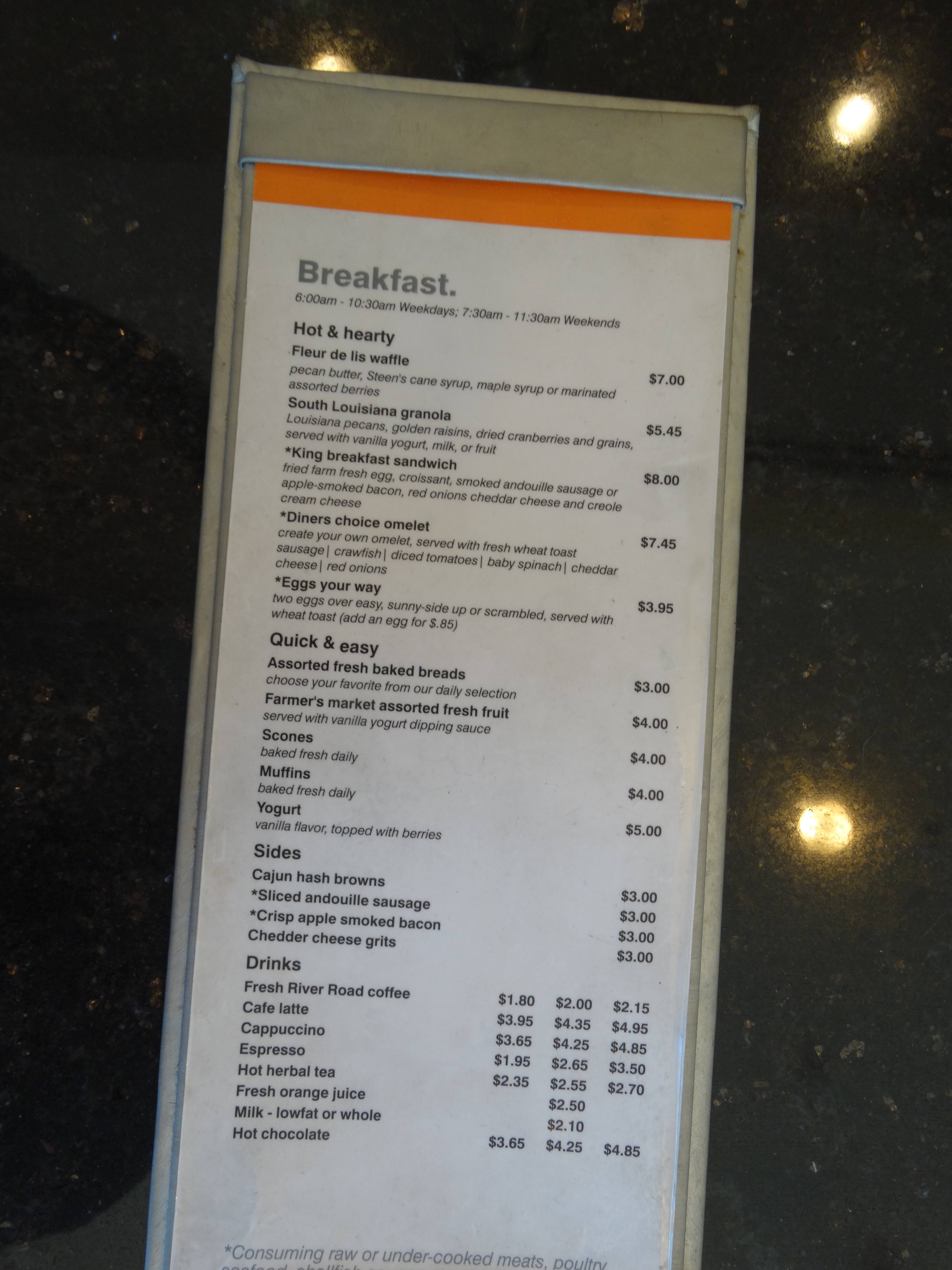 The King Bar & Bistro at the Hotel Indigo Menu - Urbanspoon/Zomato