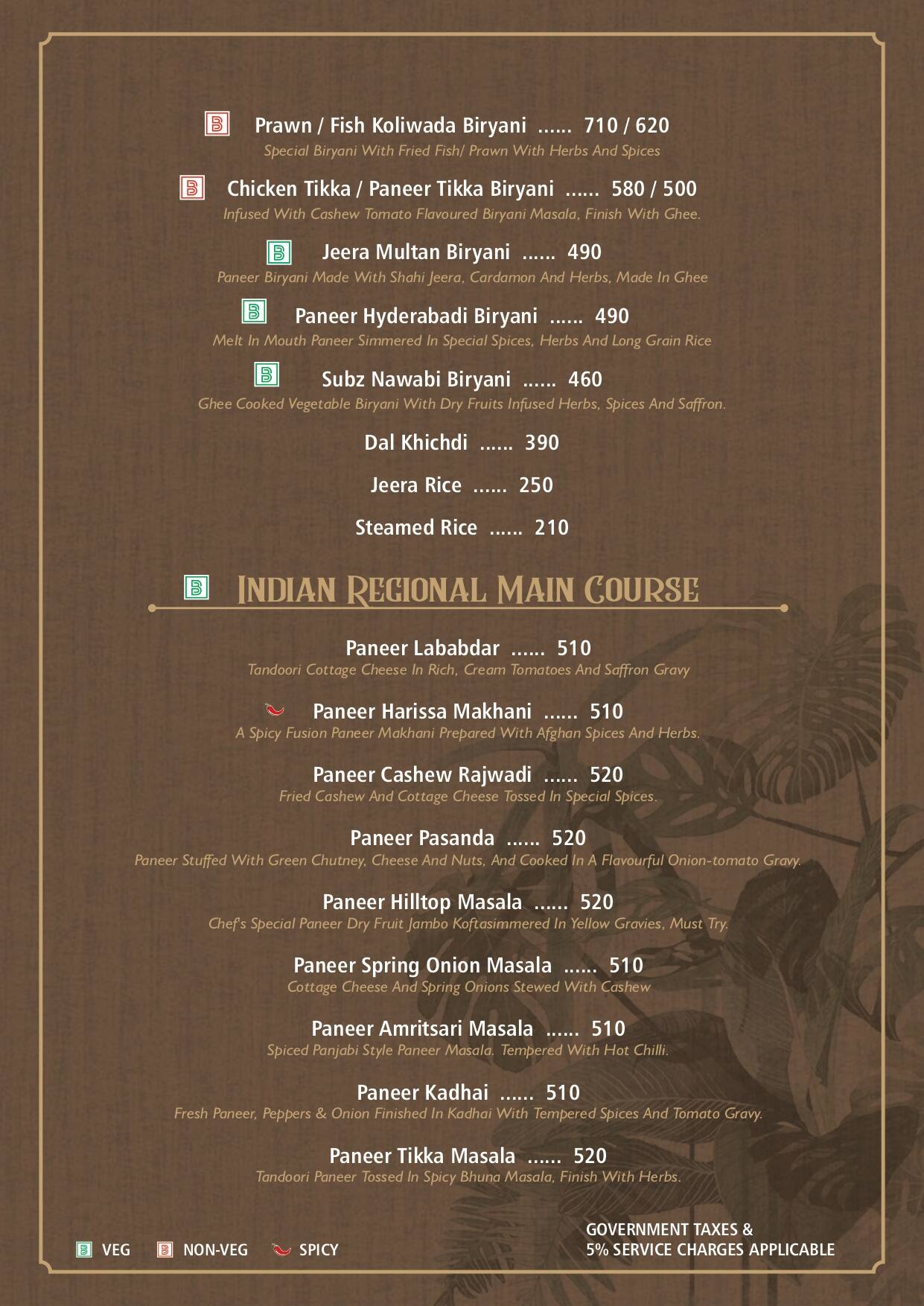 Menu of Barrio Roof Top Kitchen And Bar, Pimple Saudagar, Pune