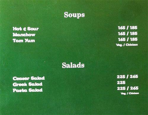 Menu at Attitude Returns, Gurugram, C-002