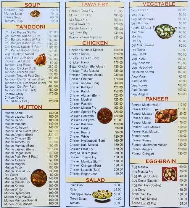 Mumbra Restaurant Menu, Menu untuk Mumbra Restaurant, Mumbra, Mumbai ...