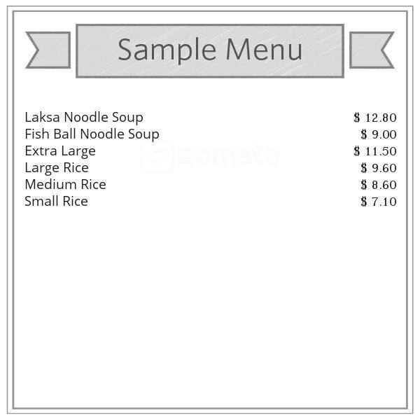 Menu at Asian Corner restaurant, Ringwood