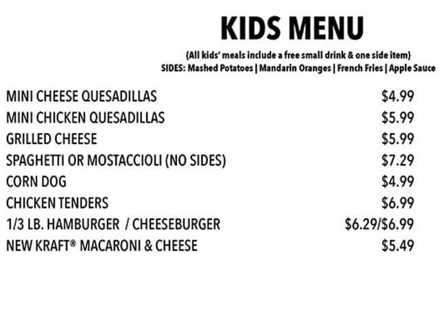 Menu at Metro Grill & Bar, Joliet