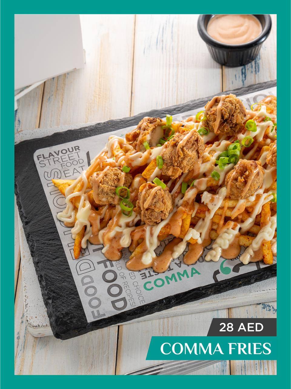 Menu at Comma Restaurant, Abu Dhabi