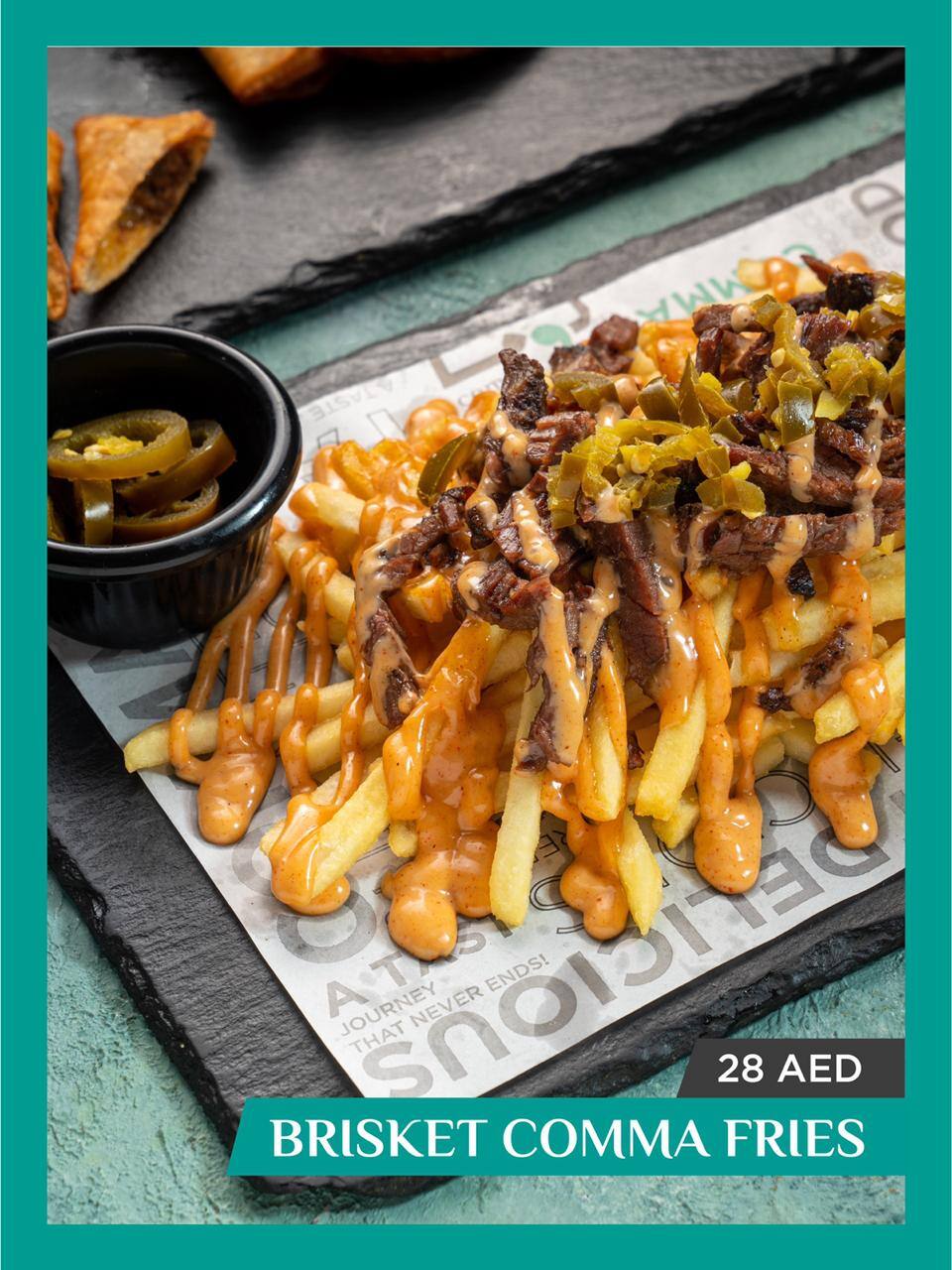 Menu at Comma Restaurant, Abu Dhabi