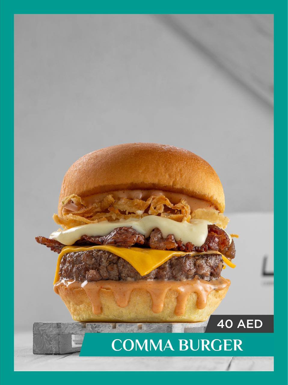 Menu at Comma Restaurant, Abu Dhabi