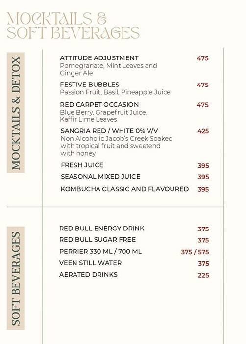 Menu of Cosy Box, Netaji Nagar, New Delhi