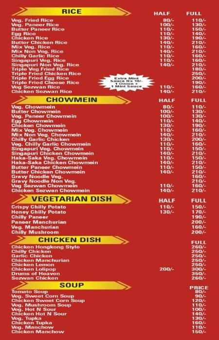 Menu of Bunny Bite N Sip, Najafgarh, New Delhi