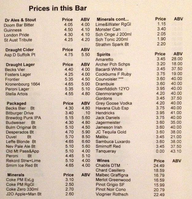 Menu at Crosstown Doughnuts (Victoria) pub & bar, London