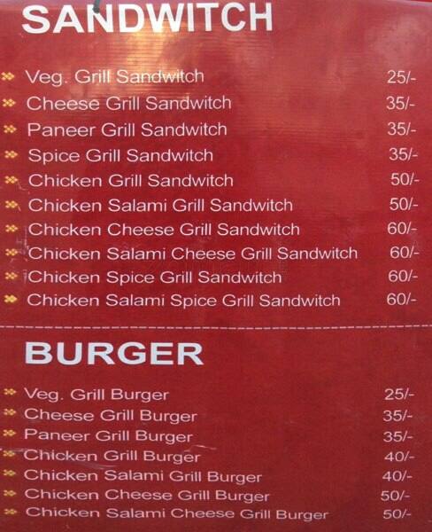 Menu at Raj juice corner, Faridabad, 521