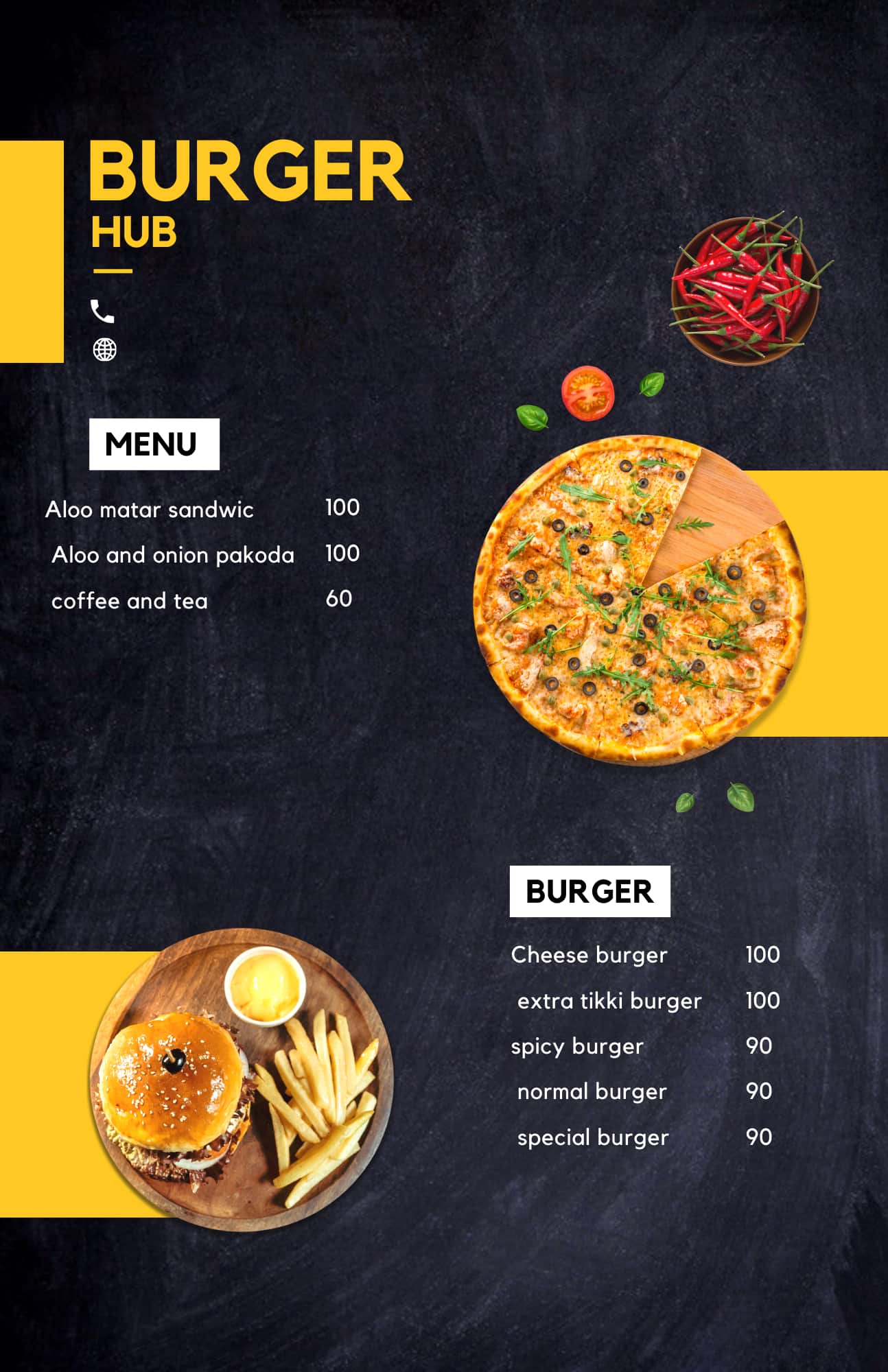 Menu of Burger Hub, Shahpur, Ahmedabad