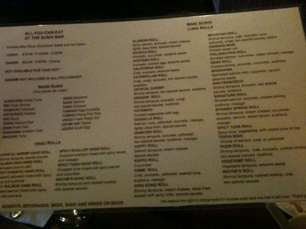 Menu at CJ Palace restaurant, Sparks, 129 Los Altos Pkwy Ste 119