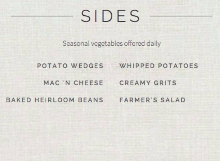 Menu at Local Feed restaurant, Georgetown