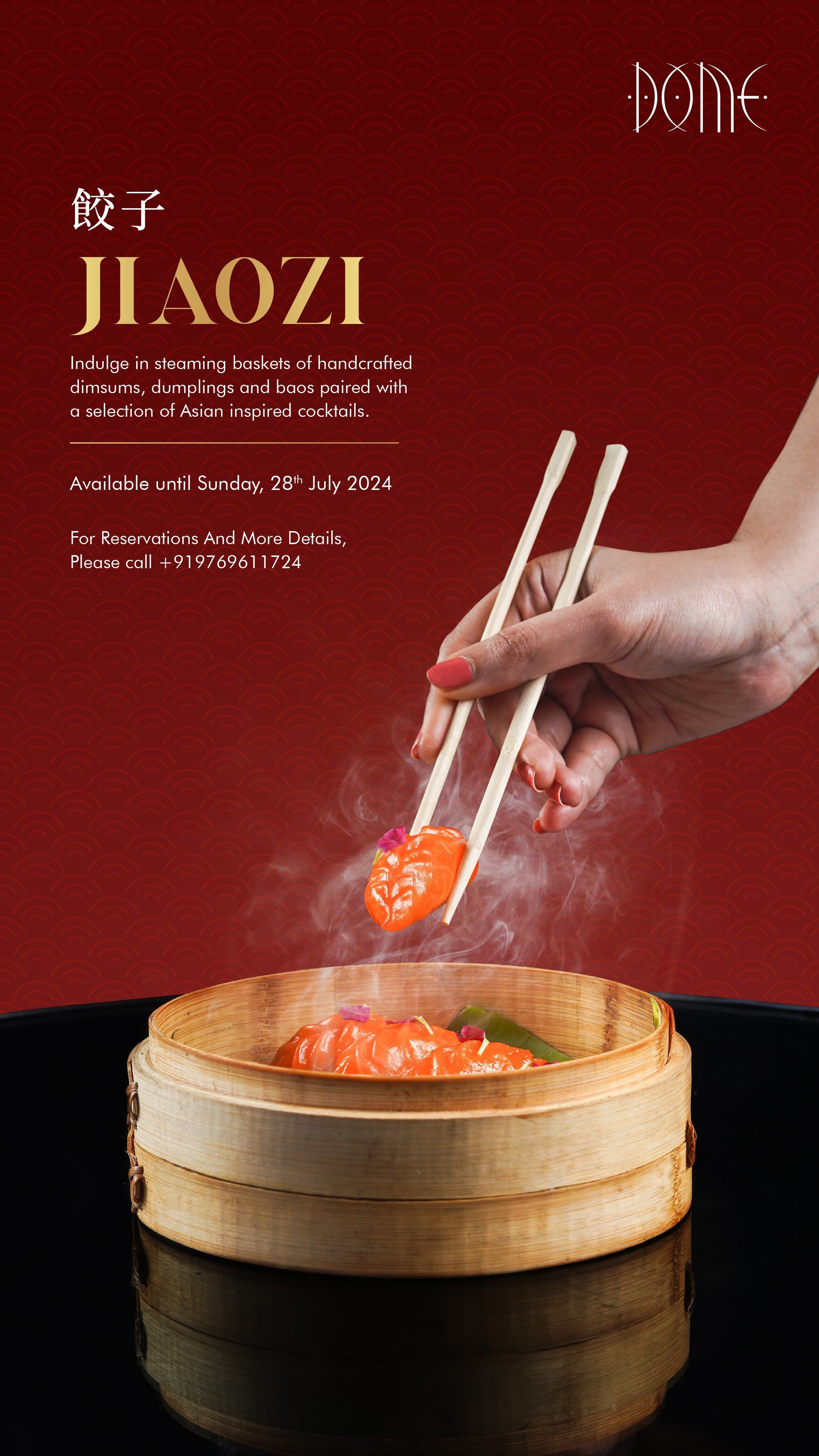 Menu of Dome, Churchgate, Mumbai