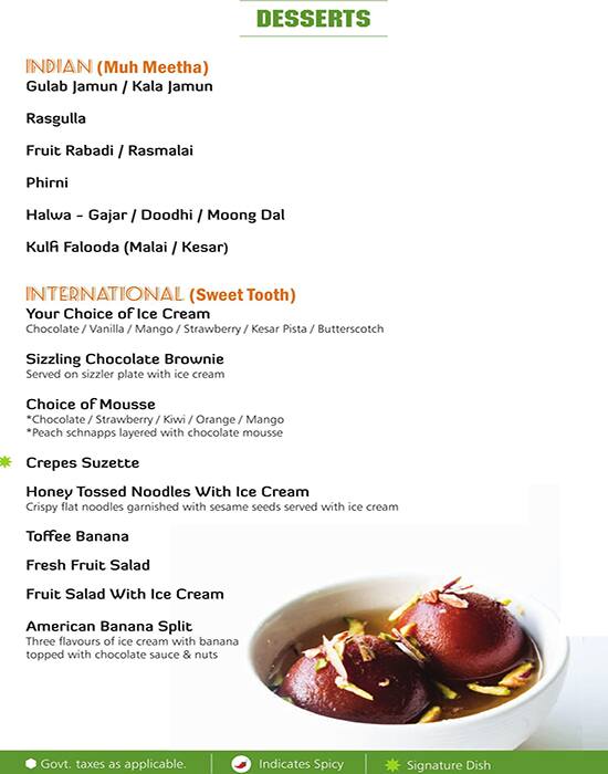 Menu at Farm Fresh, Thane