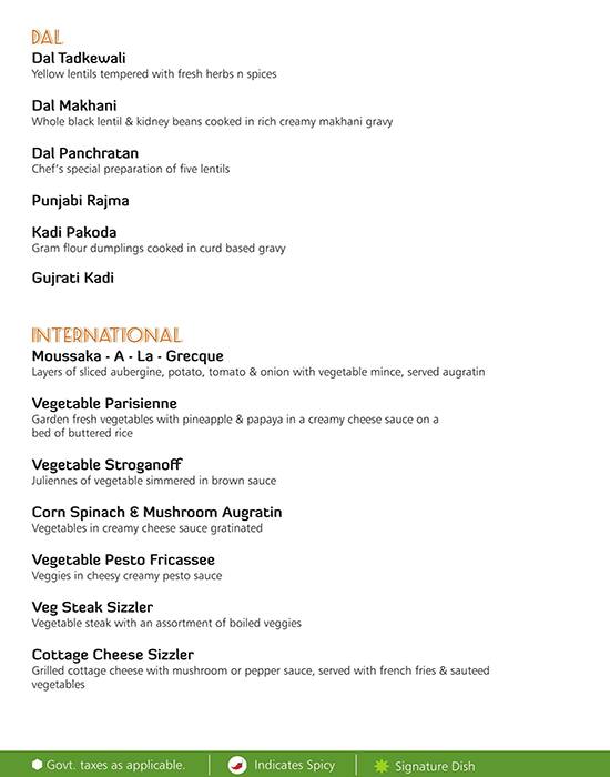Menu at Farm Fresh, Thane