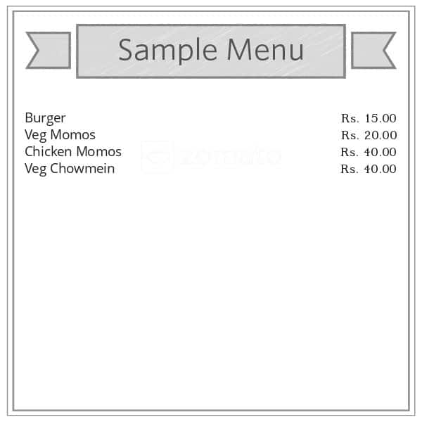 Menu of Nitin Fast Food Corner, Tughlakabad Institutional Area, New Delhi