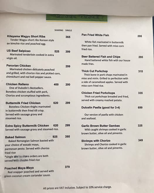 Menu at Dulcelin Gourmet desserts, Quezon City, 36 Times