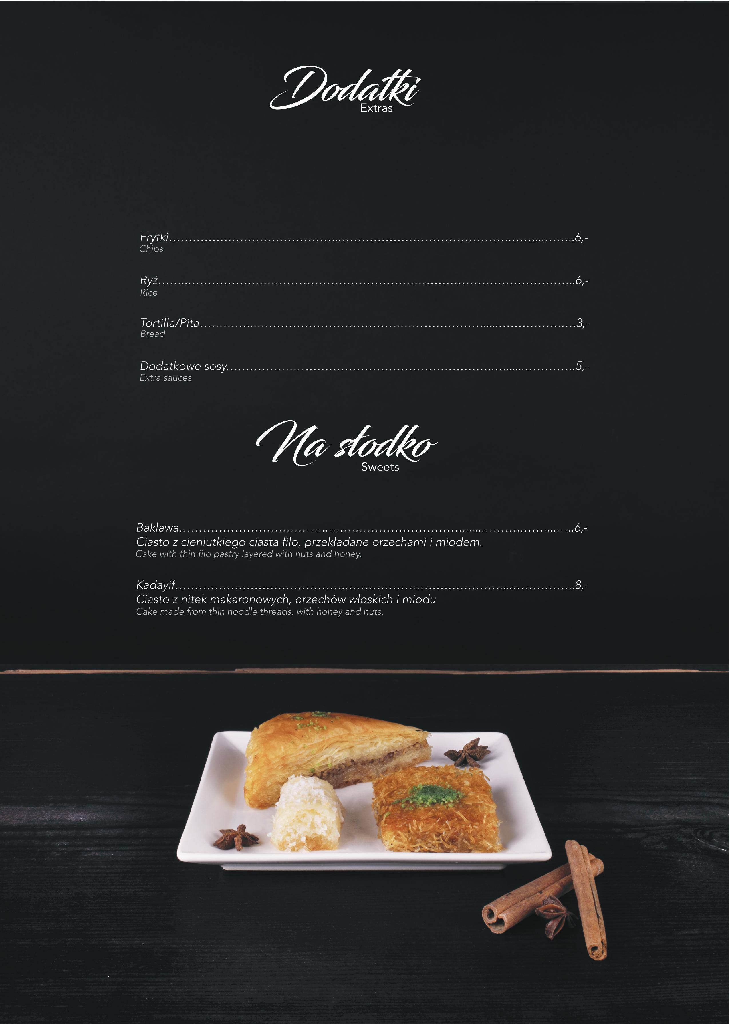 Menu at A.M. Ataya. Restauracja BBQ, Warsaw