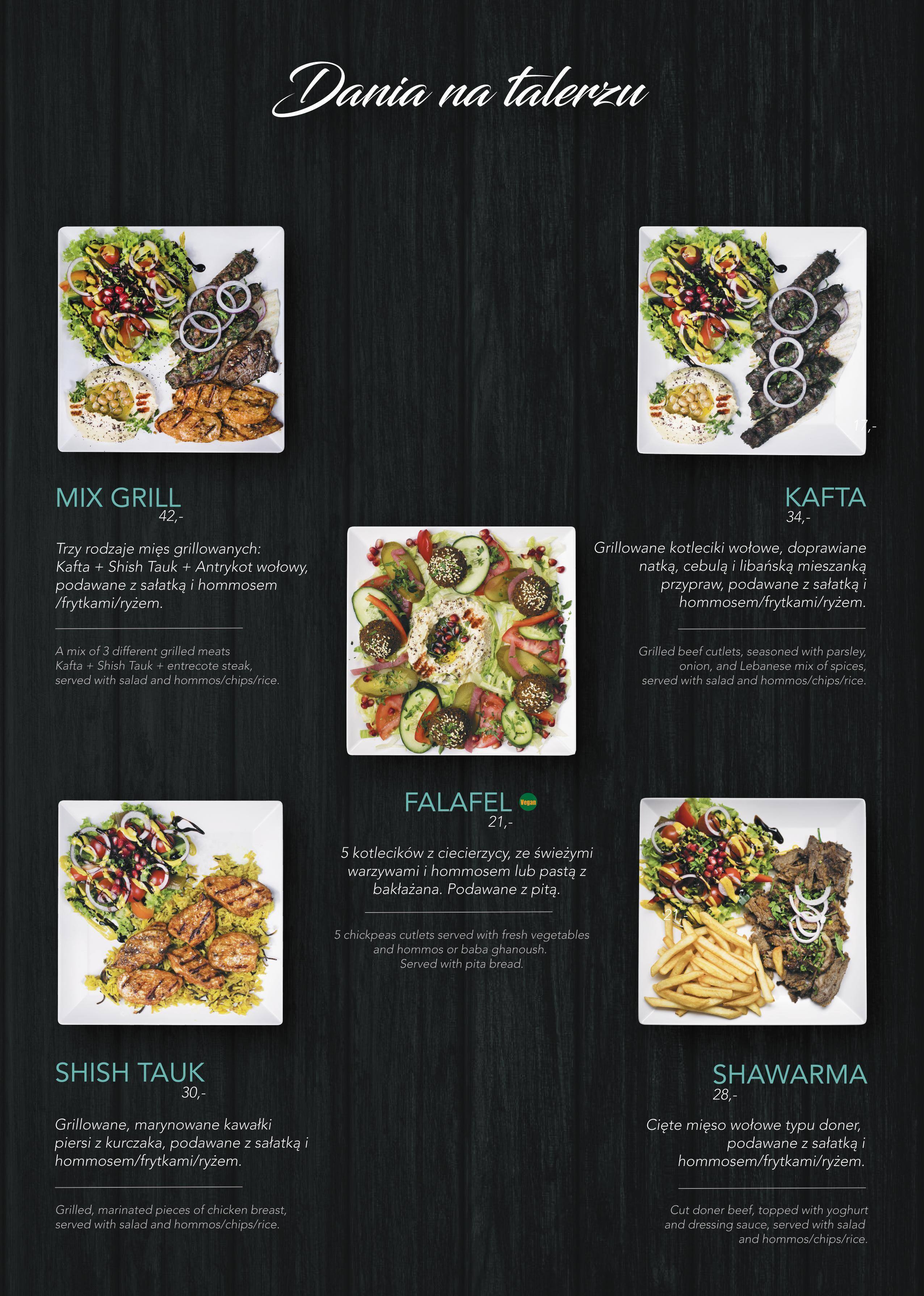 Menu at A.M. Ataya. Restauracja BBQ, Warsaw