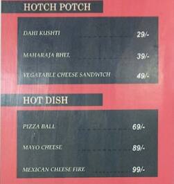 Menu at Cheese Ki Dukaan, Virar