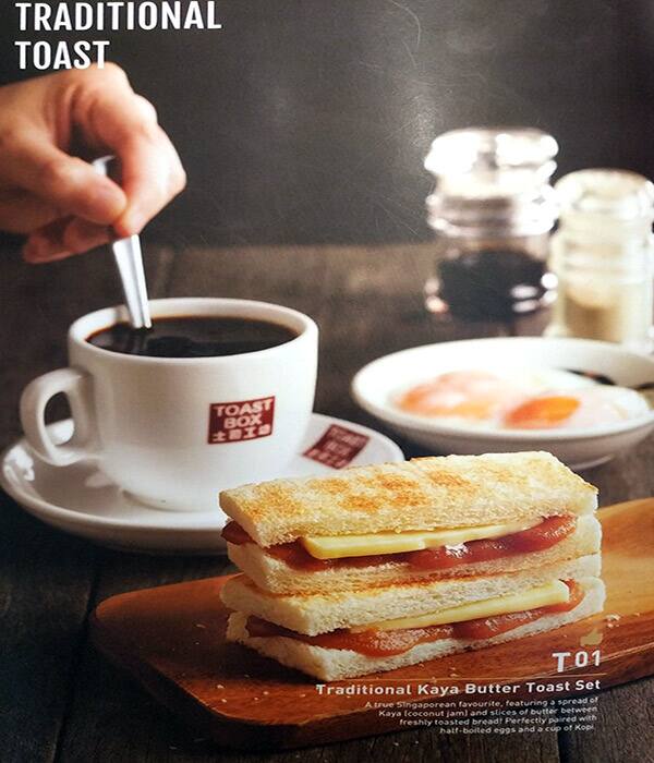 Menu at Toast Box restaurant, West Jakarta, RP6M+P9H