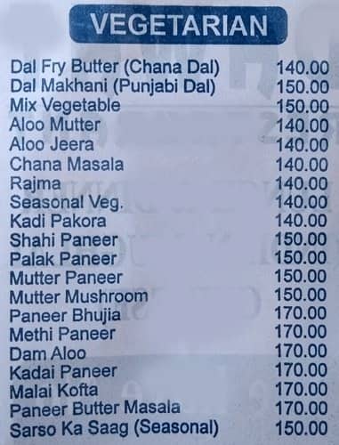 Dawat Menu, Menu for Dawat, Lodhi Colony, New Delhi - Zomato
