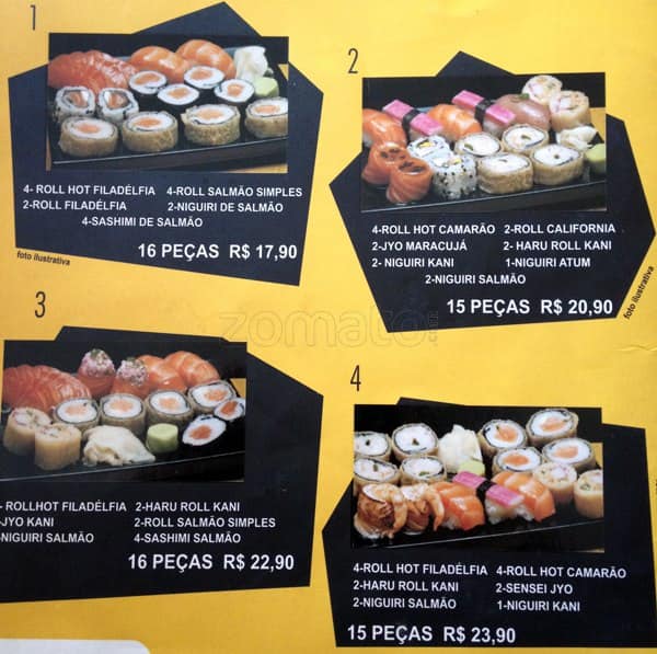 Sensei Temaki Menu, Menu de Sensei Temaki, Asa Norte, Brasília - Zomato ...
