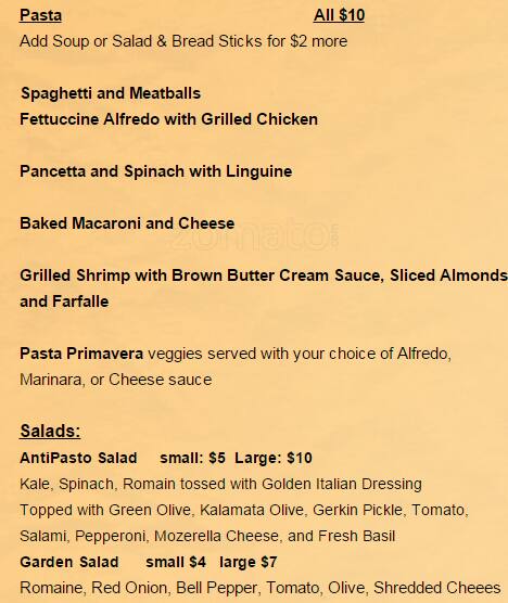 Menu at Steel Penny pub & bar, Myrtle Point