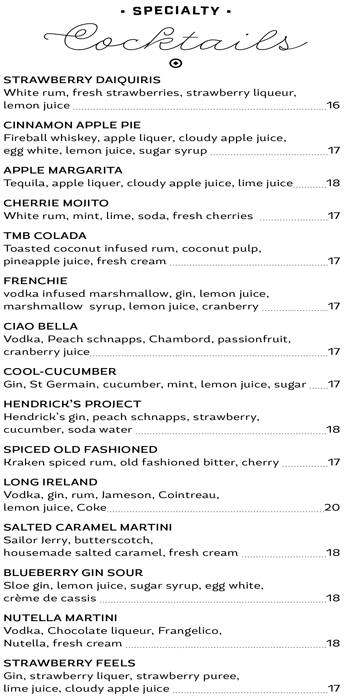 Menu at The Meating Ground restaurant, Fremantle